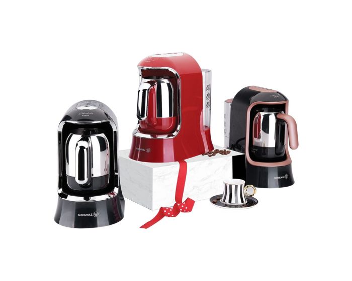 Korkmaz Coffee Maker 18/10 Stainless Steel 4 Cups Capacity 320 Ml With ...