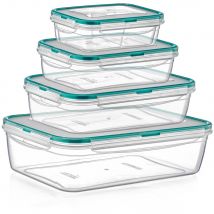 Plast ART Rectangular Fresh Box Set of 4 pcs | Bazaarcom Kuwait