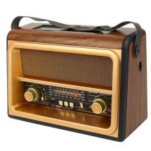 Golon 18650mAh Classic Bluetooth Radio and Speaker | Bazaar Kuwait